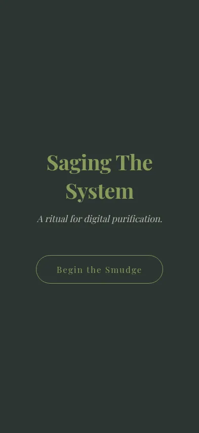 Saging The Systemv1