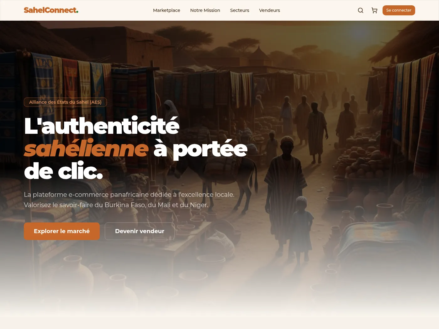 SahelConnect Marketplace