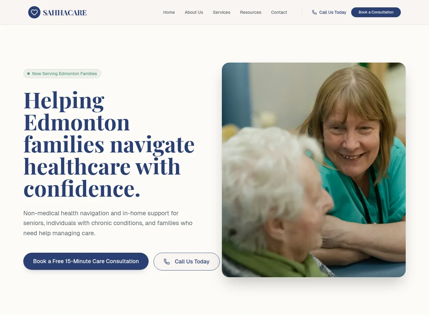 SahhaCare Web Presence