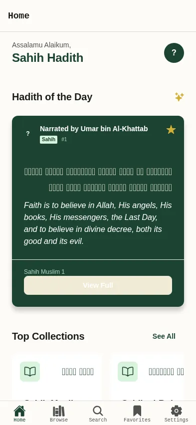 Global Sahih Hadiths
