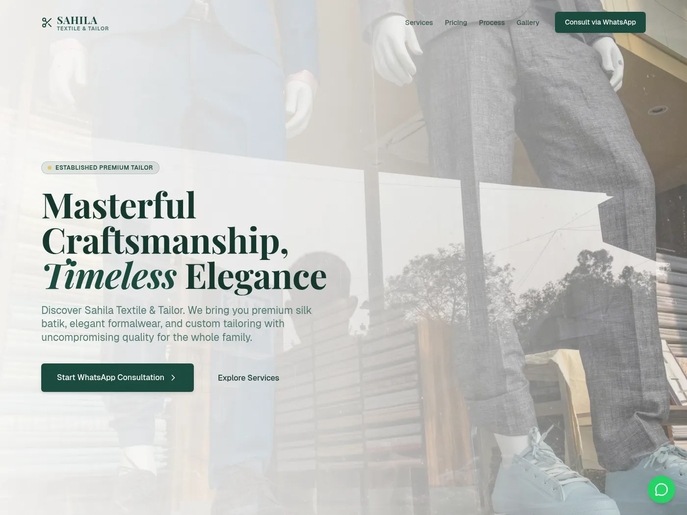 Sahila Textile Premium Page