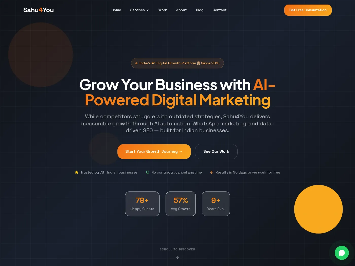 Sahu4You Digital Growth Site