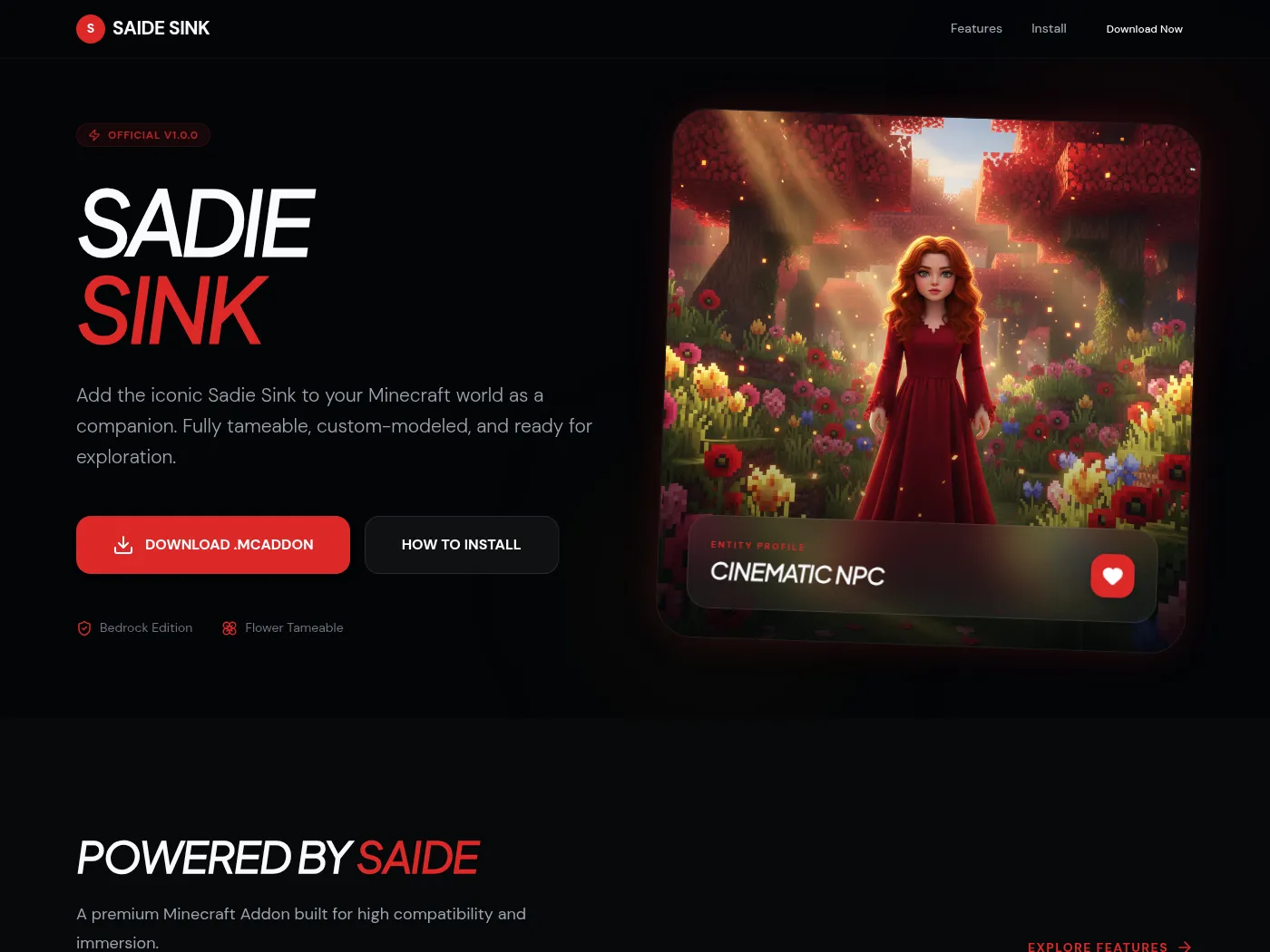 Saide Sink MCAddon