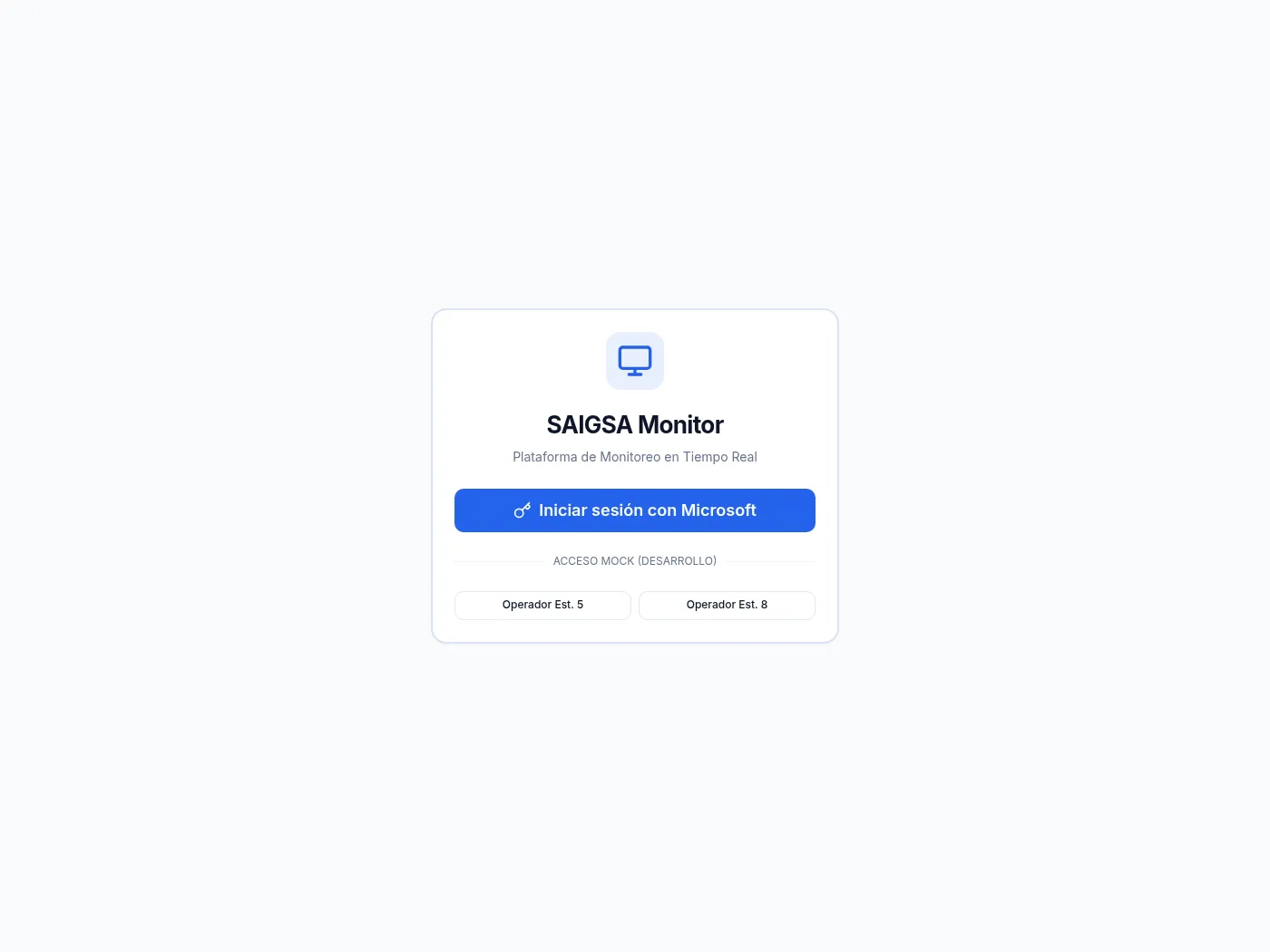 SAIGSA Monitor Suite