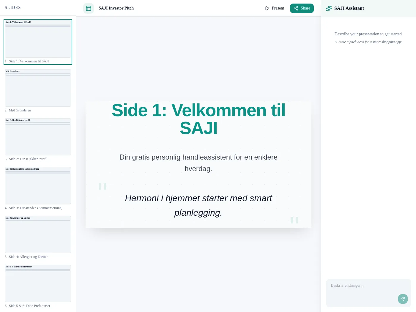 SAJI Smart Shopping Assistant