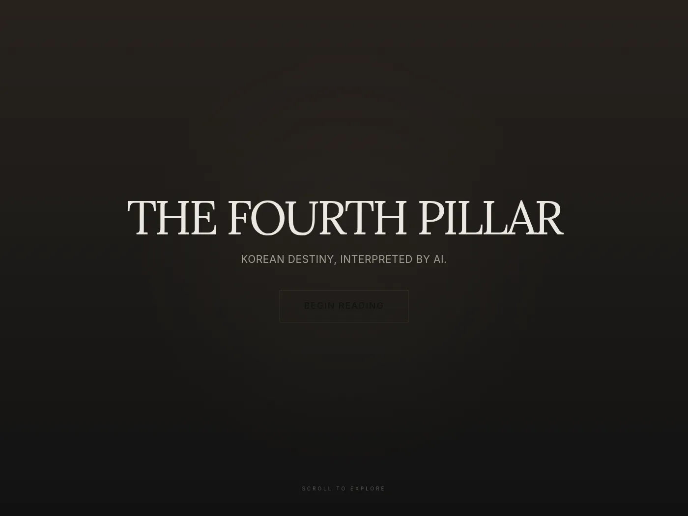 The Fourth Pillar