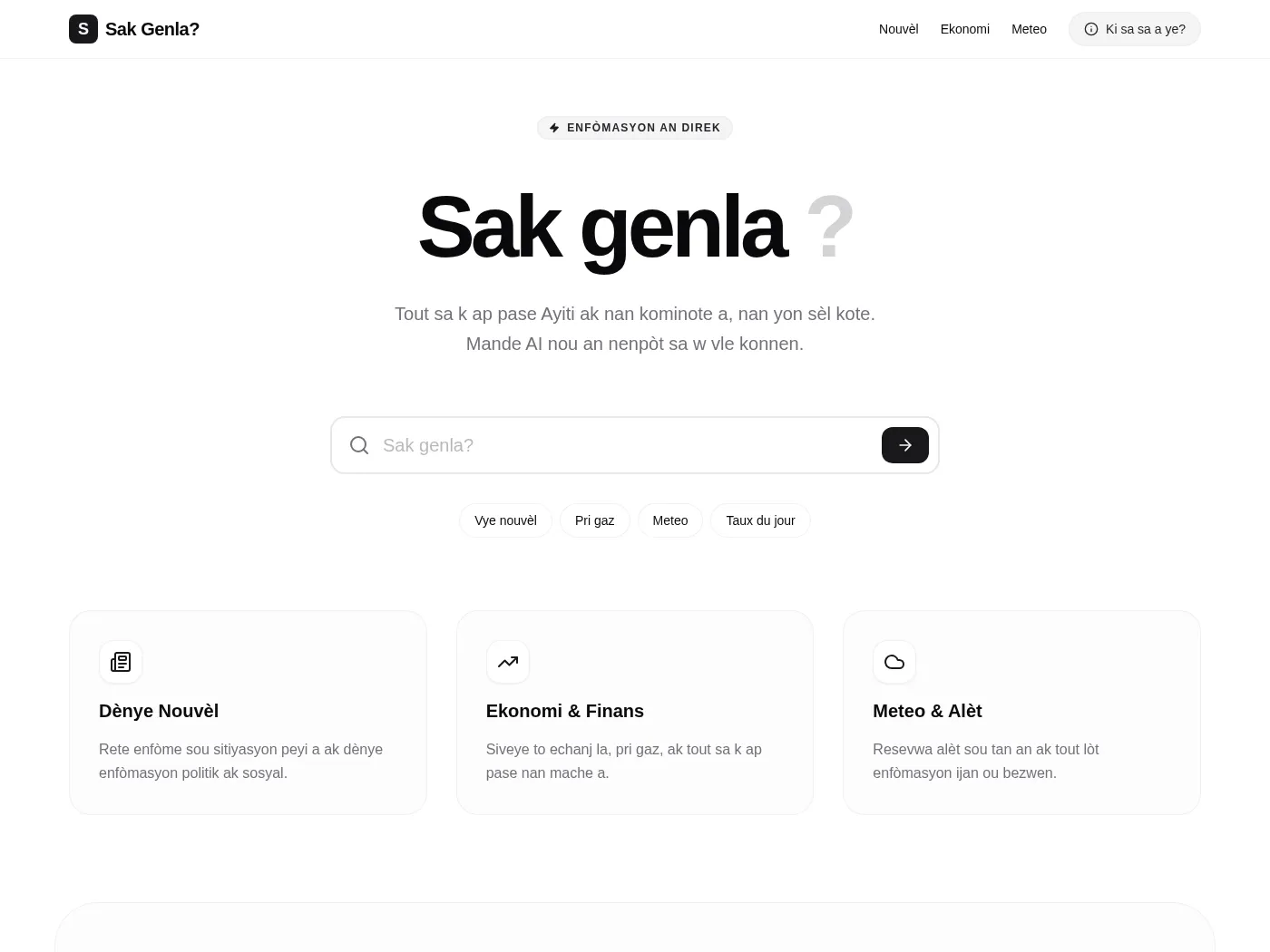 Sak Genla Info Hub