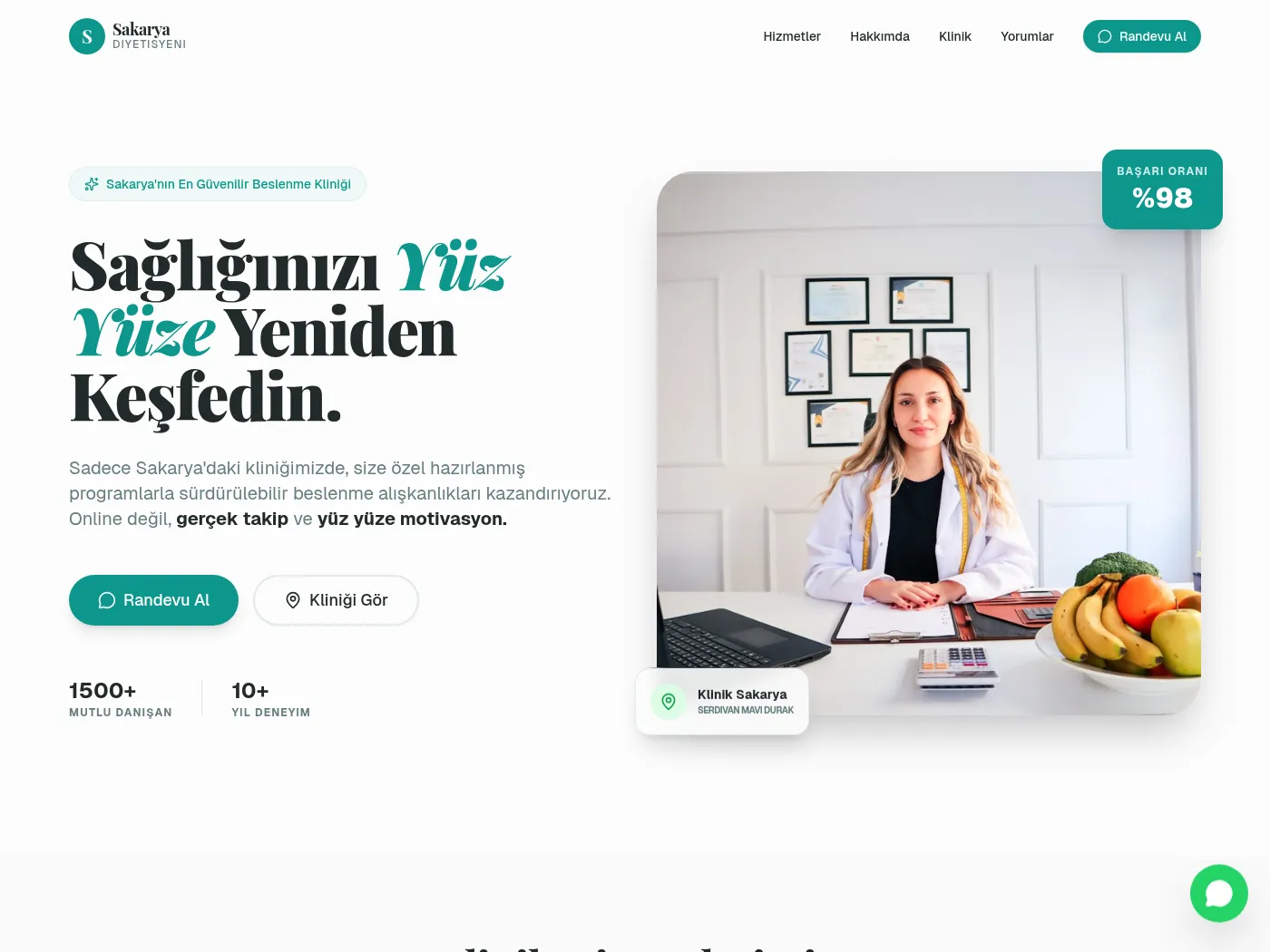 Sakarya Dietitian Homepage