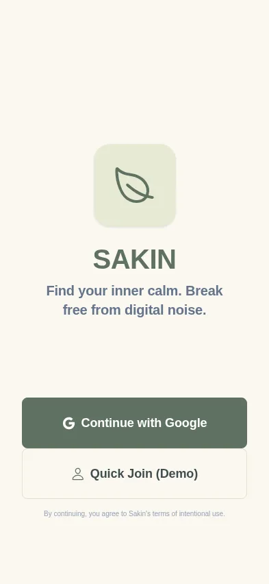 Sakin Minimal Companion