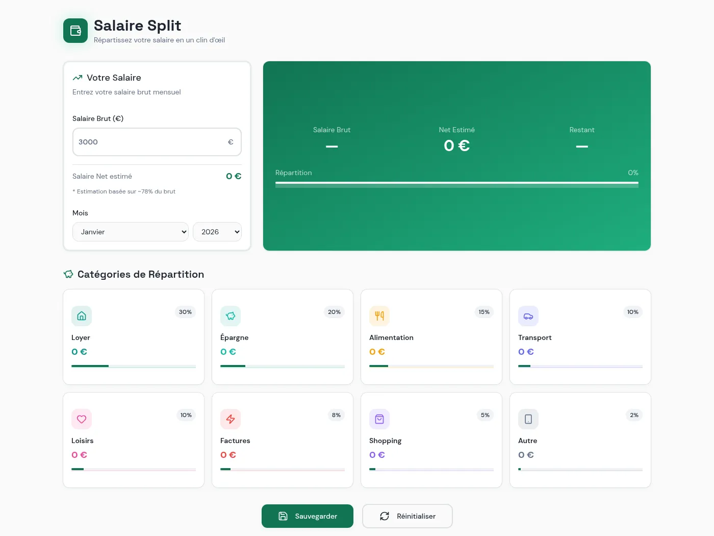 Salaire Split App