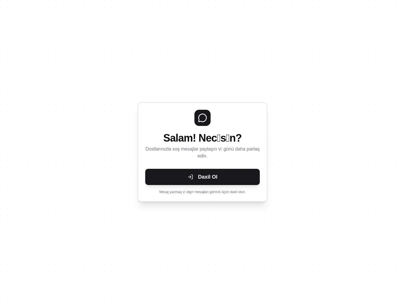 Salam Neçəsen App