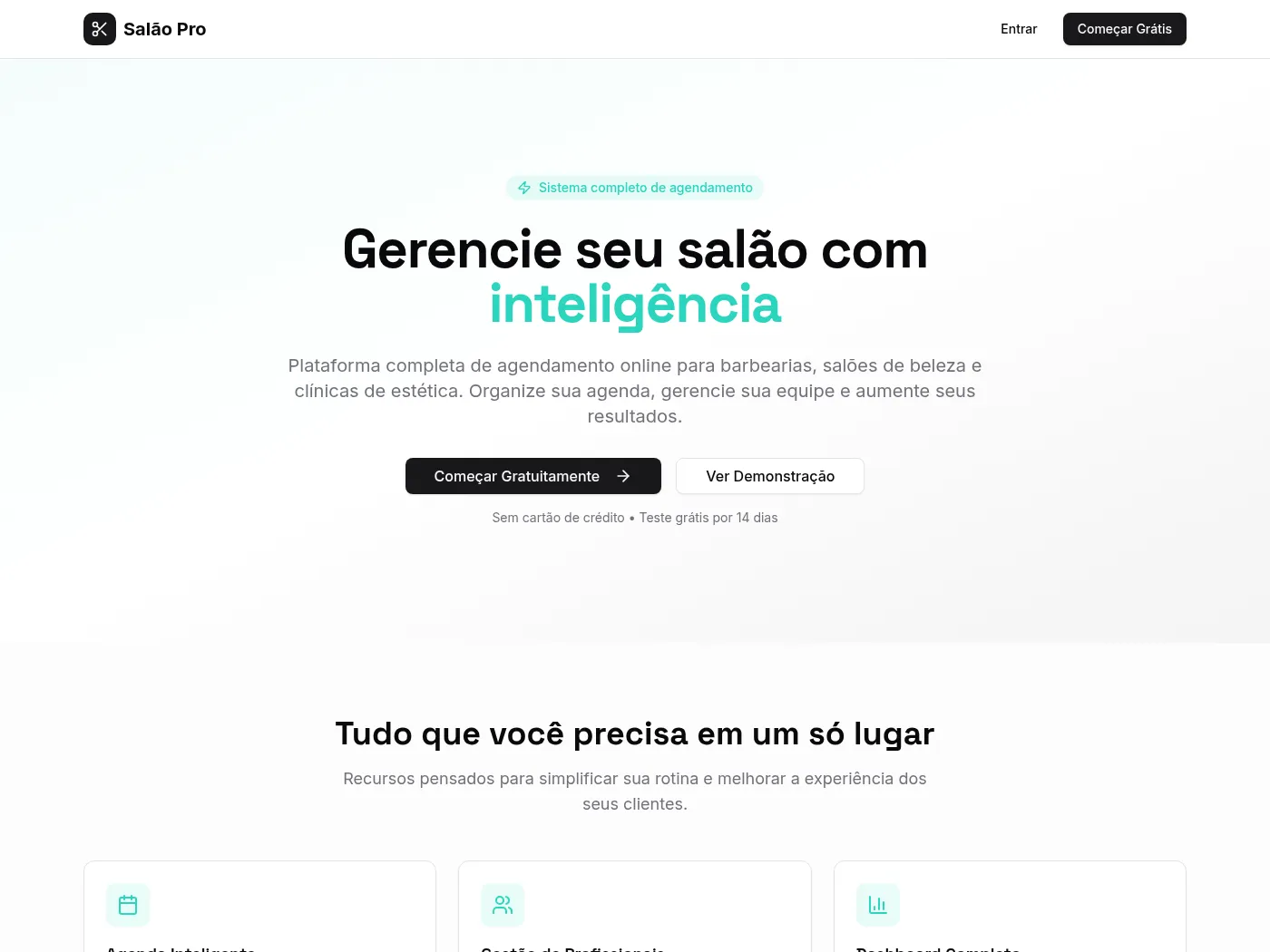 Salão Pro Scheduler