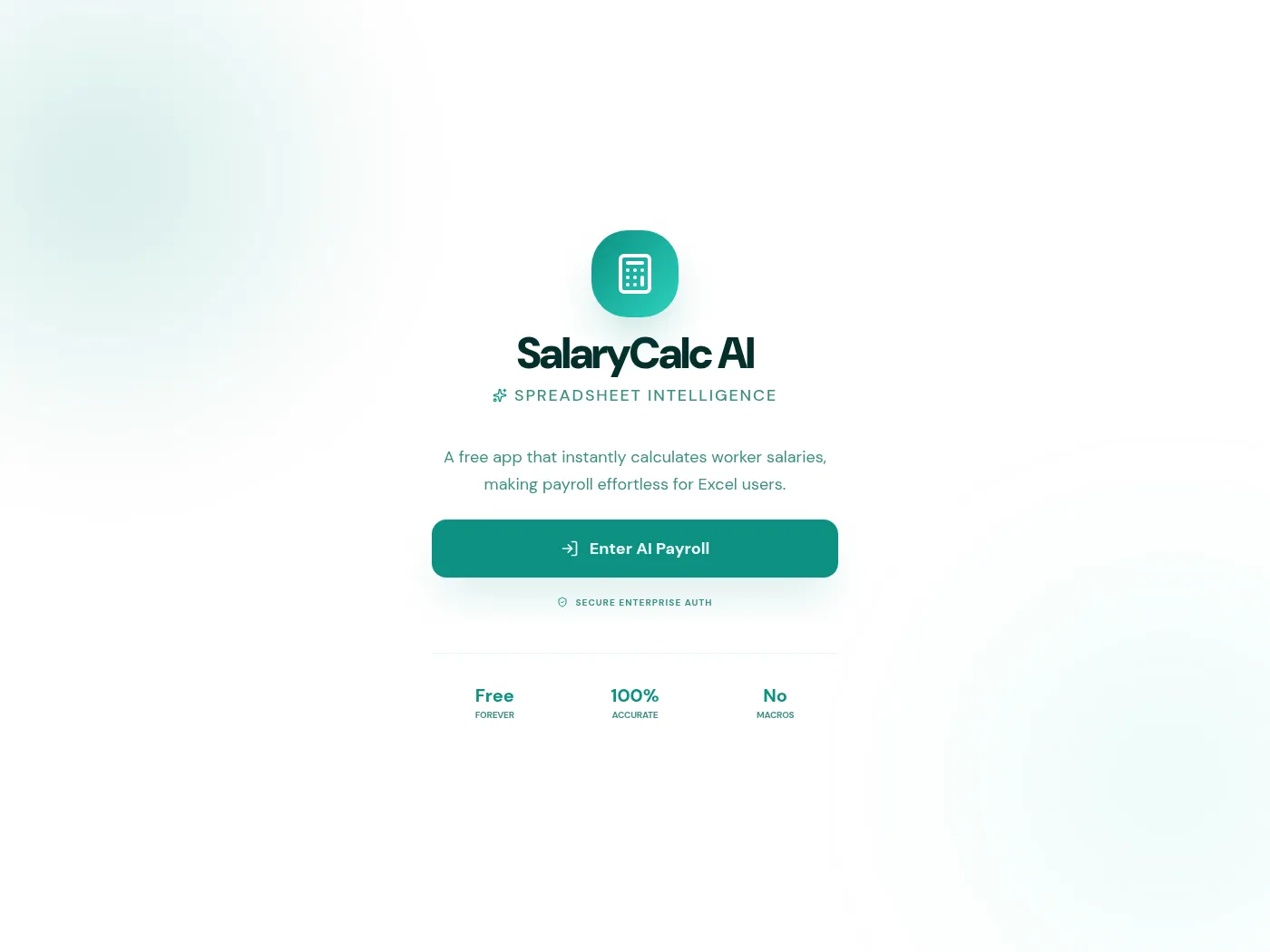 SalaryCalc Excel App