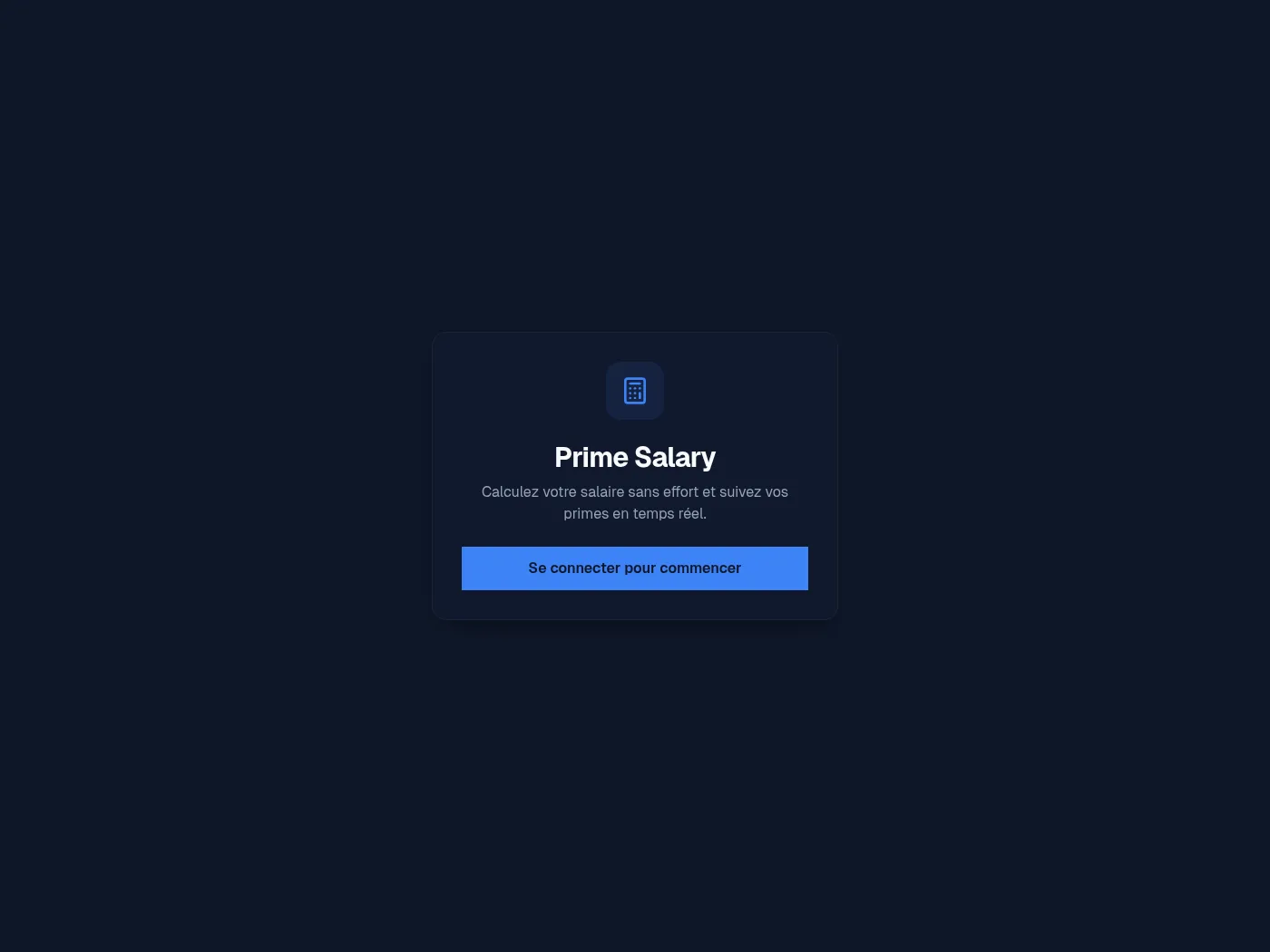 Prime Salary Calculator