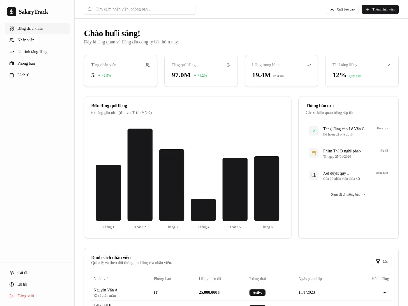 SalaryTrack Desktop App