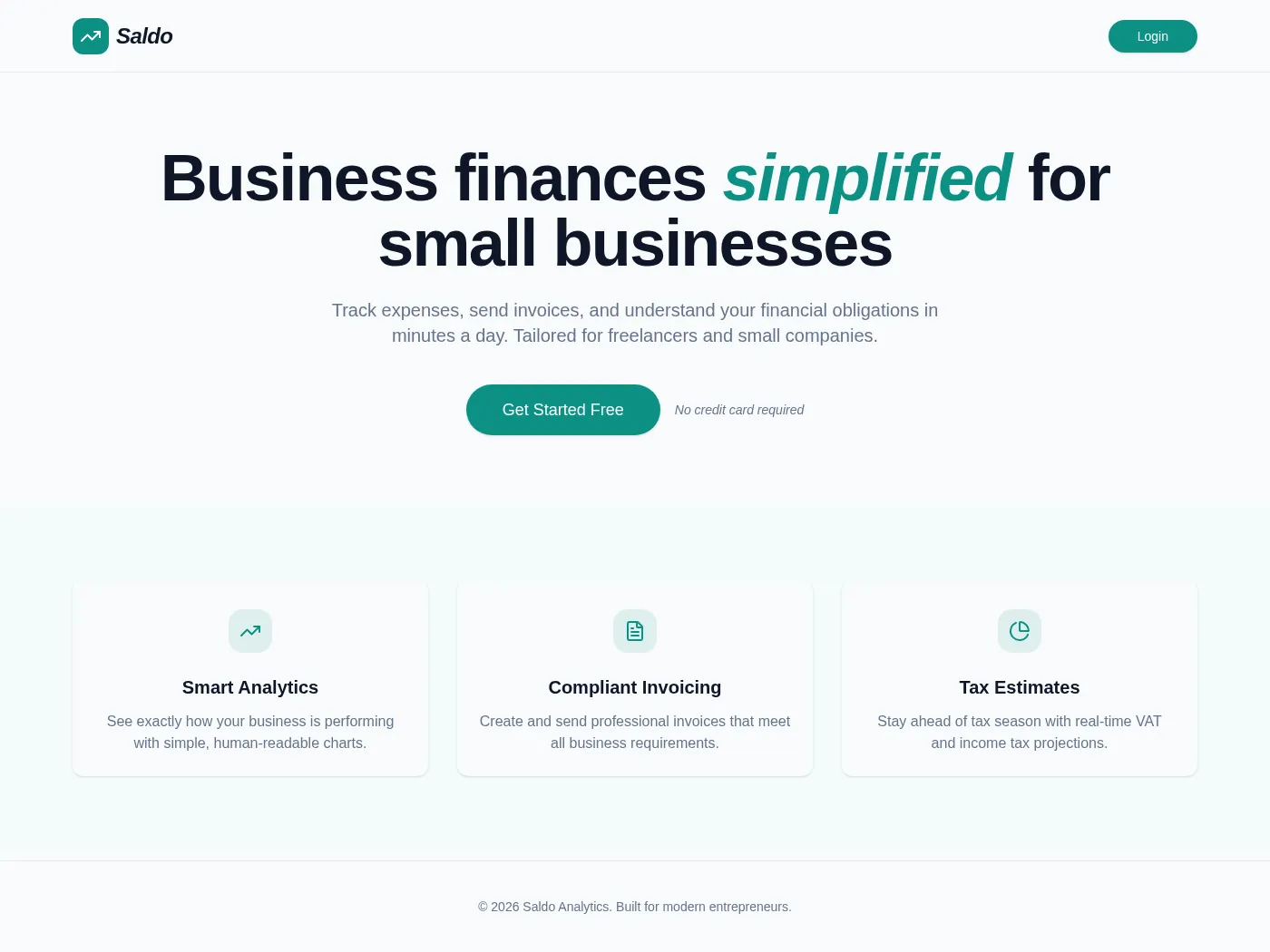 Saldo Analytics