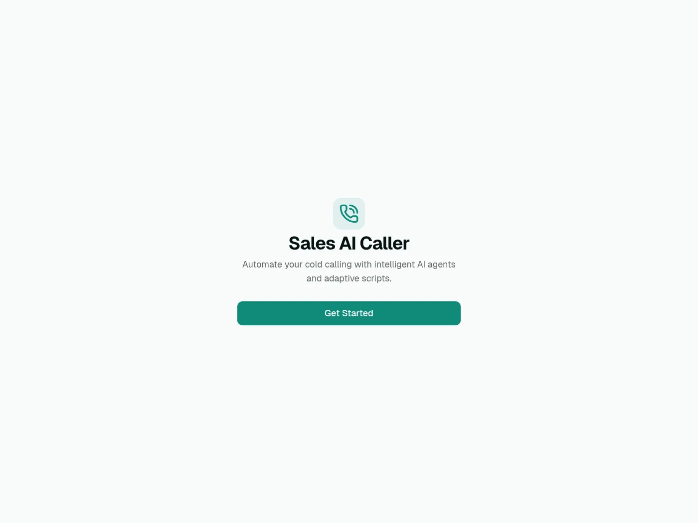 Sales AI Caller