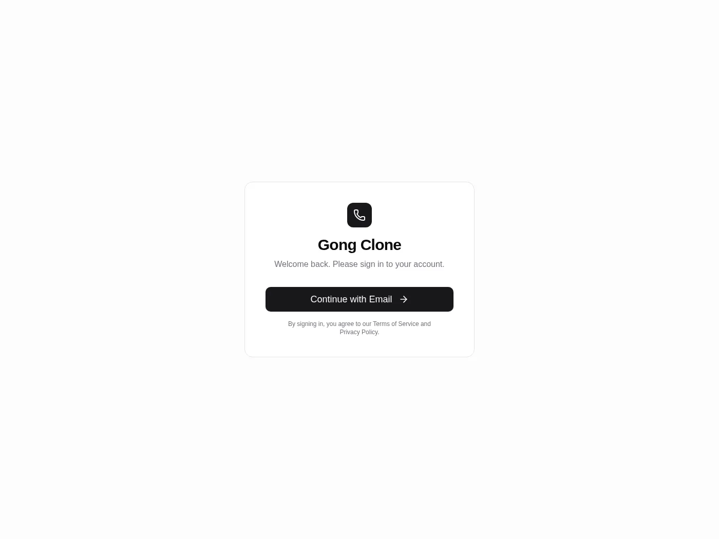 Sales Call Intelligence
