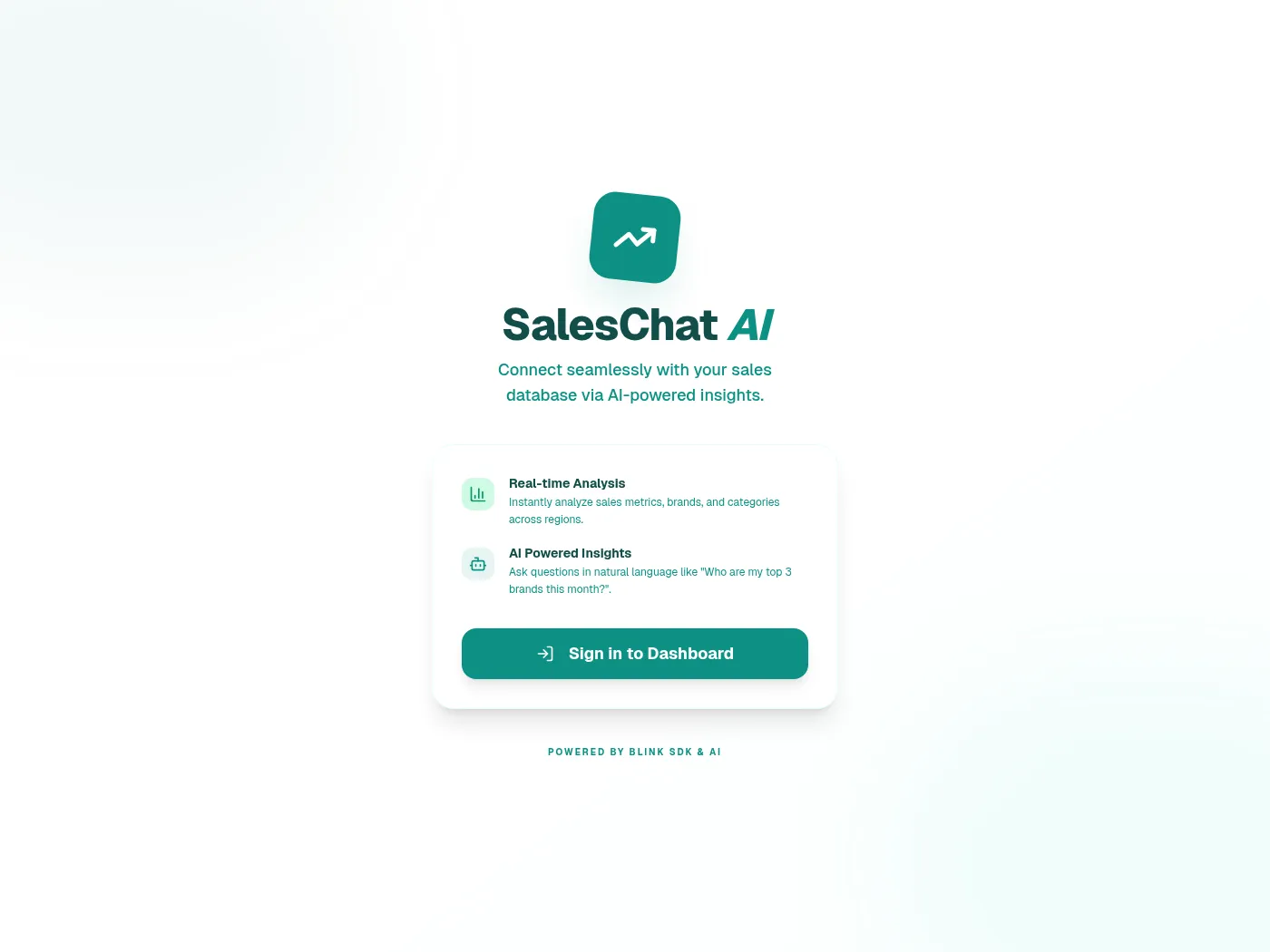 SalesChat AI Assistant