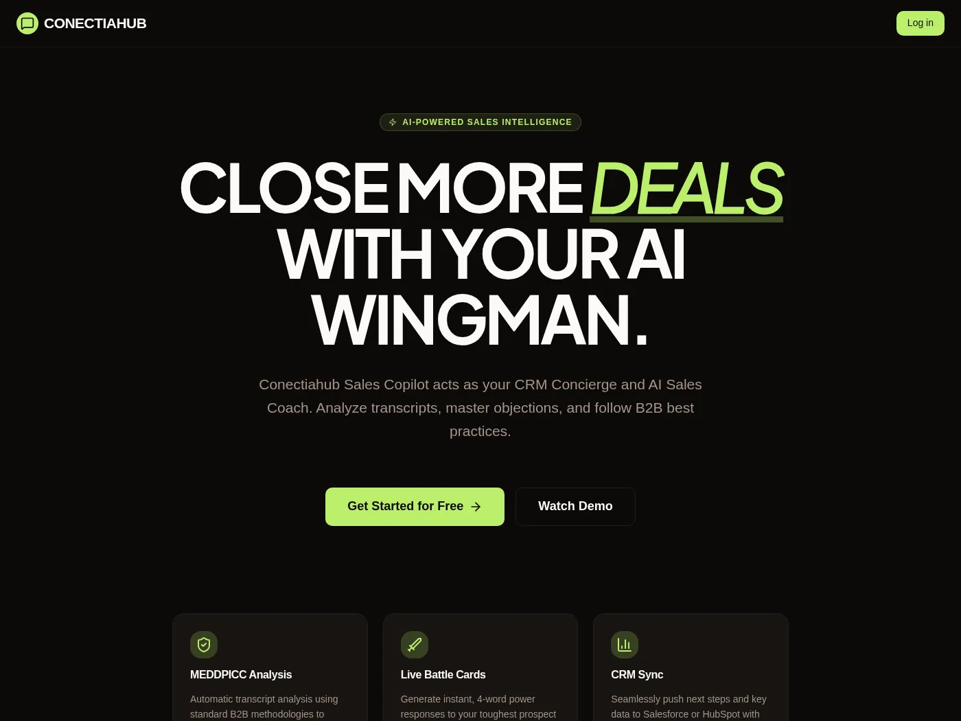 Conectiahub Sales Copilot