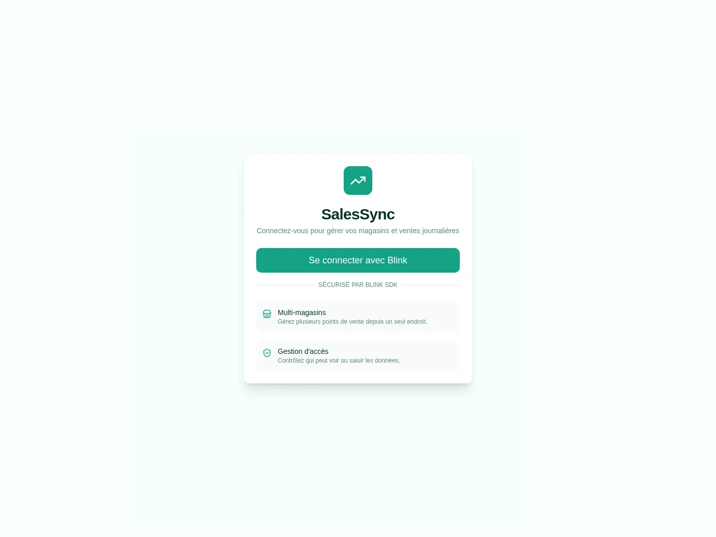 SalesSync Dashboard