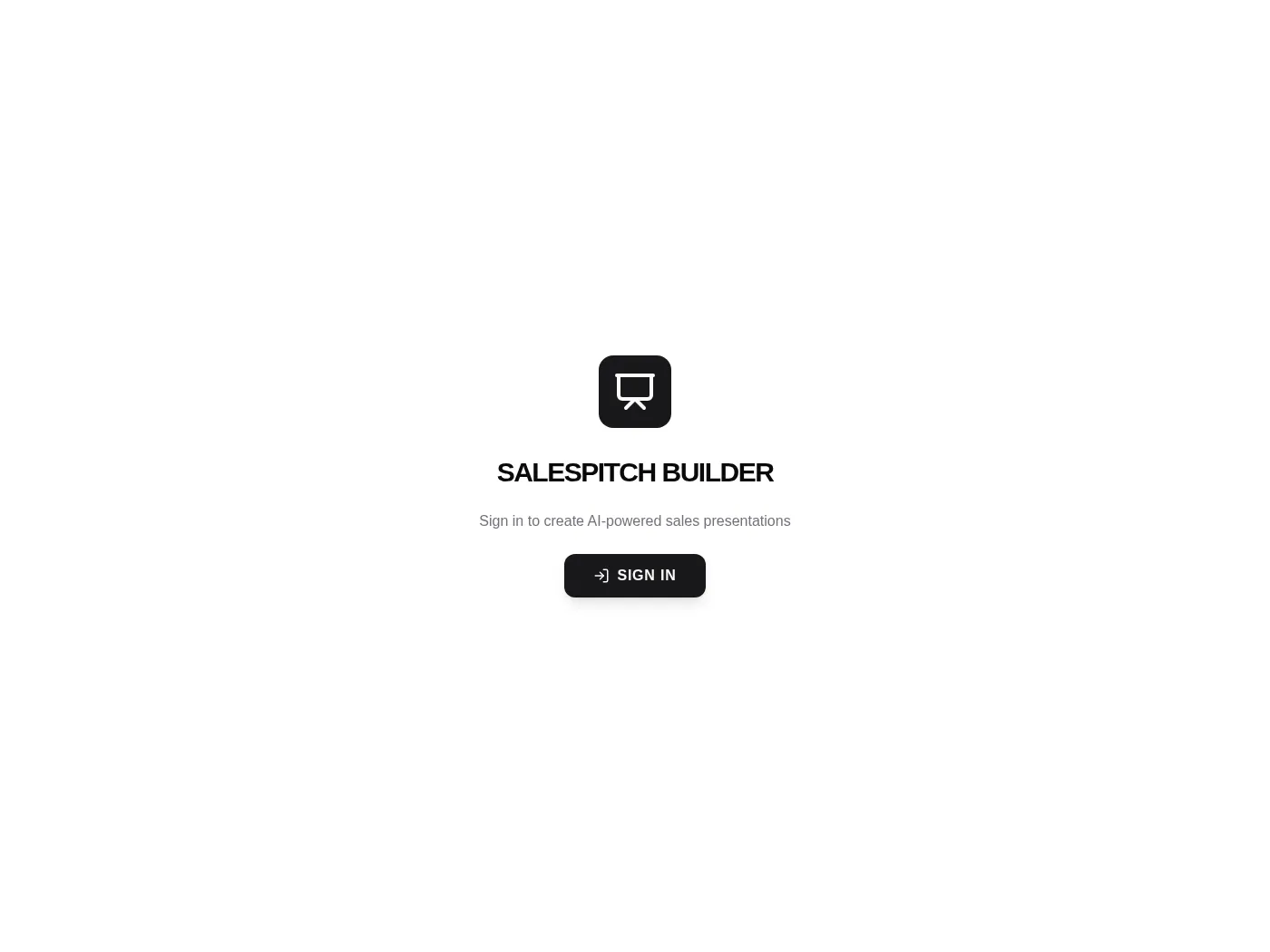 Sales Deck Builder