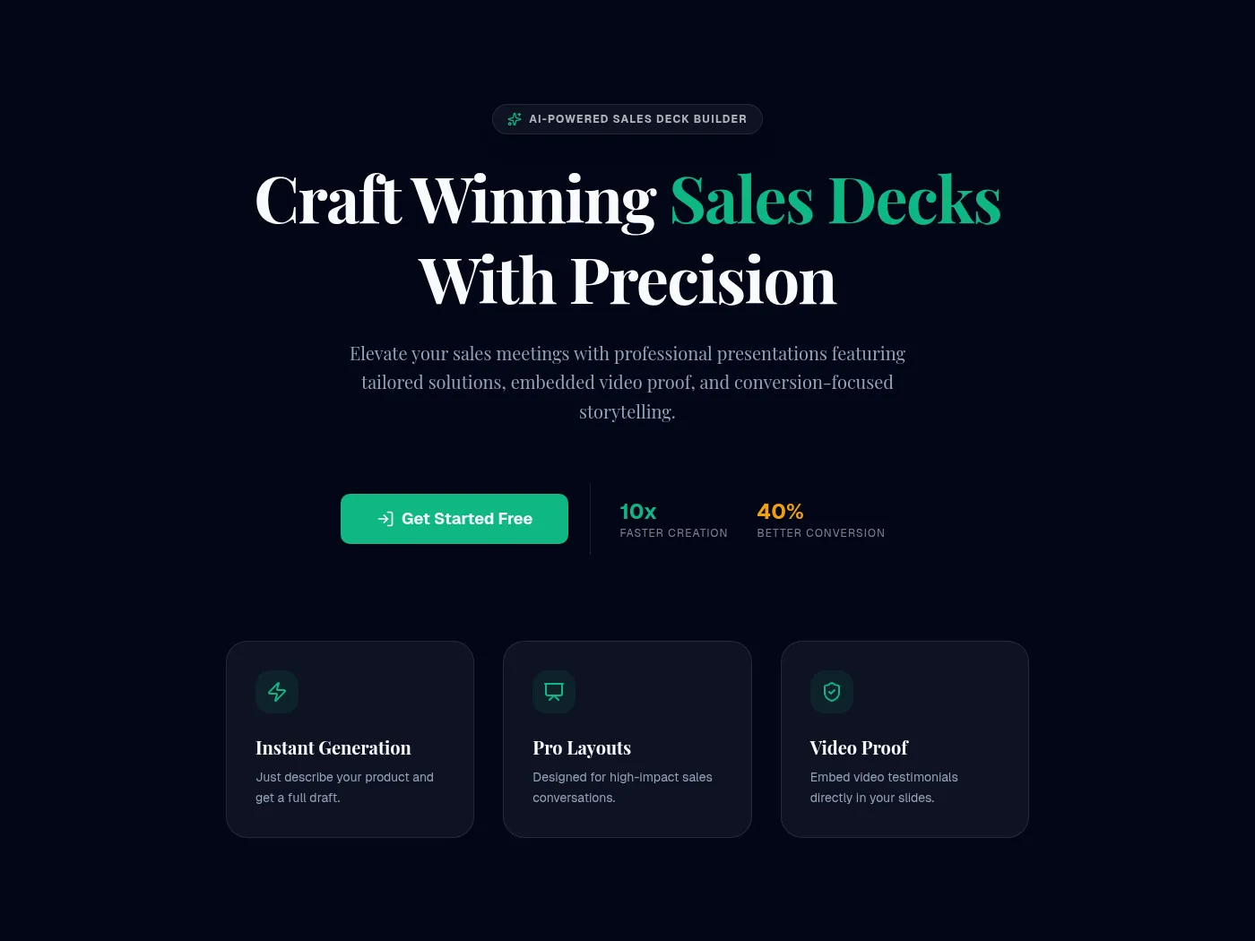 PitchPerfect Deck Builder