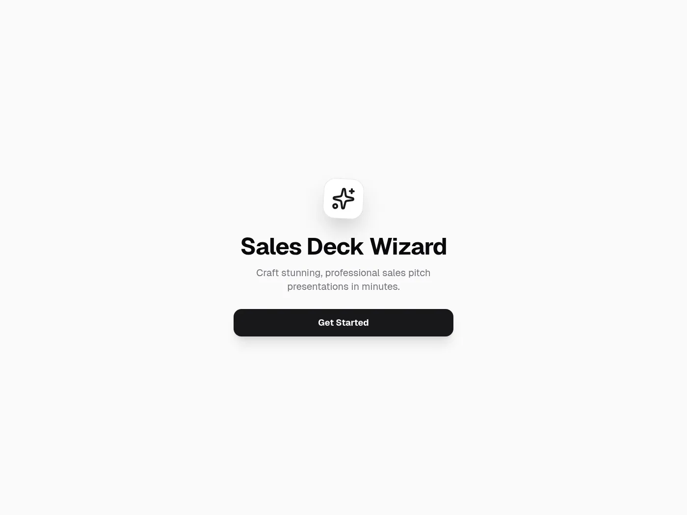 Sales Deck Wizard