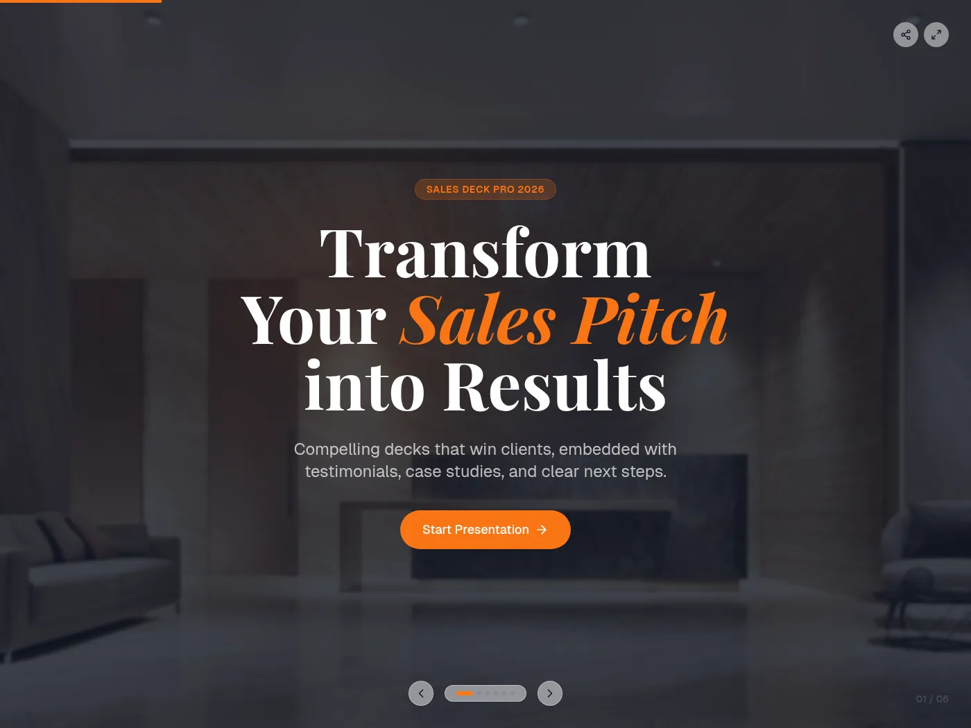 Sales Deck Pro