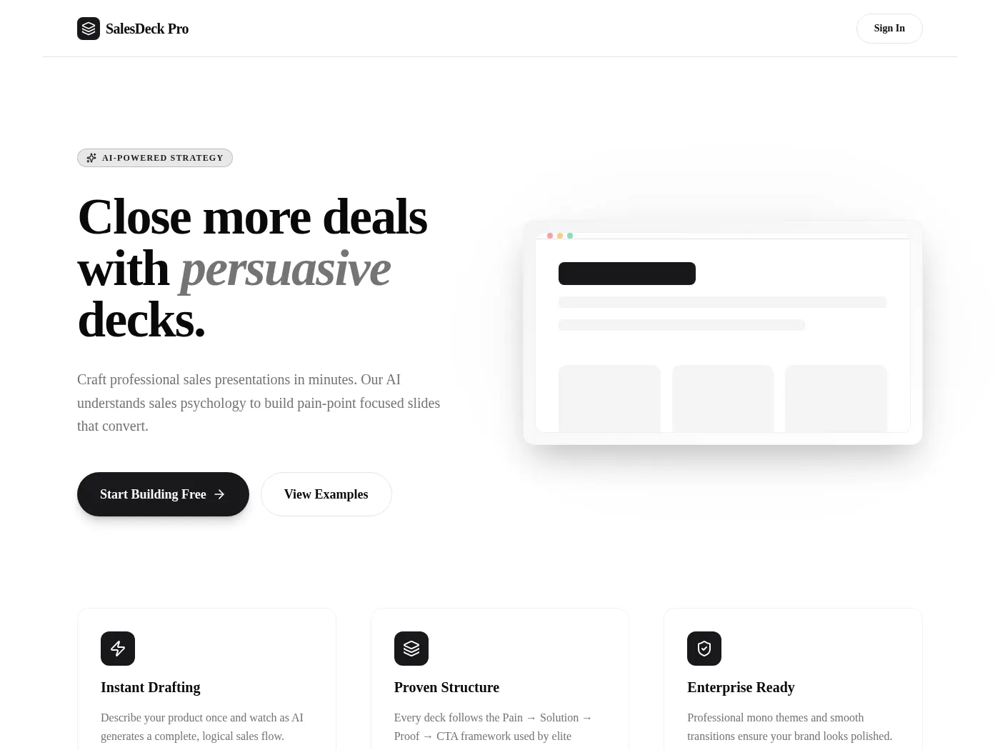 SalesDeck Pro