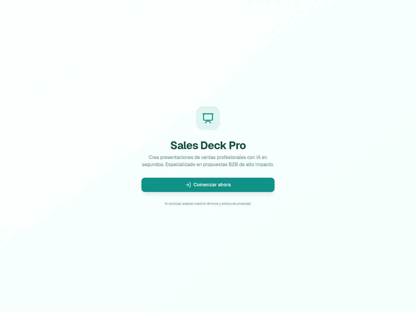 Sales Deck Pro