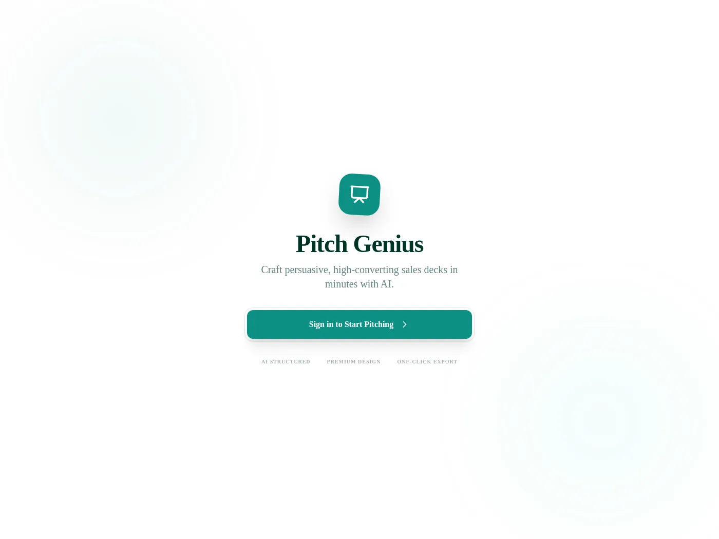 Sales Deck Creator