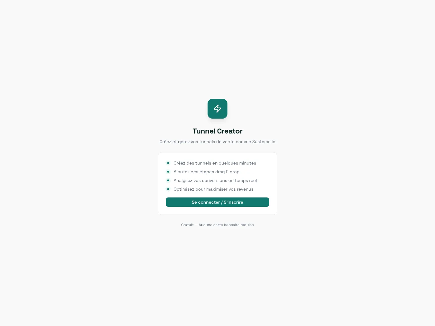 Tunnel Creator App