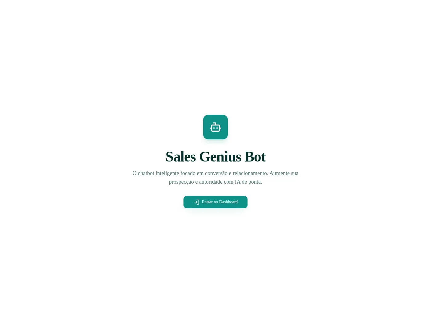 Sales Genius Chatbot