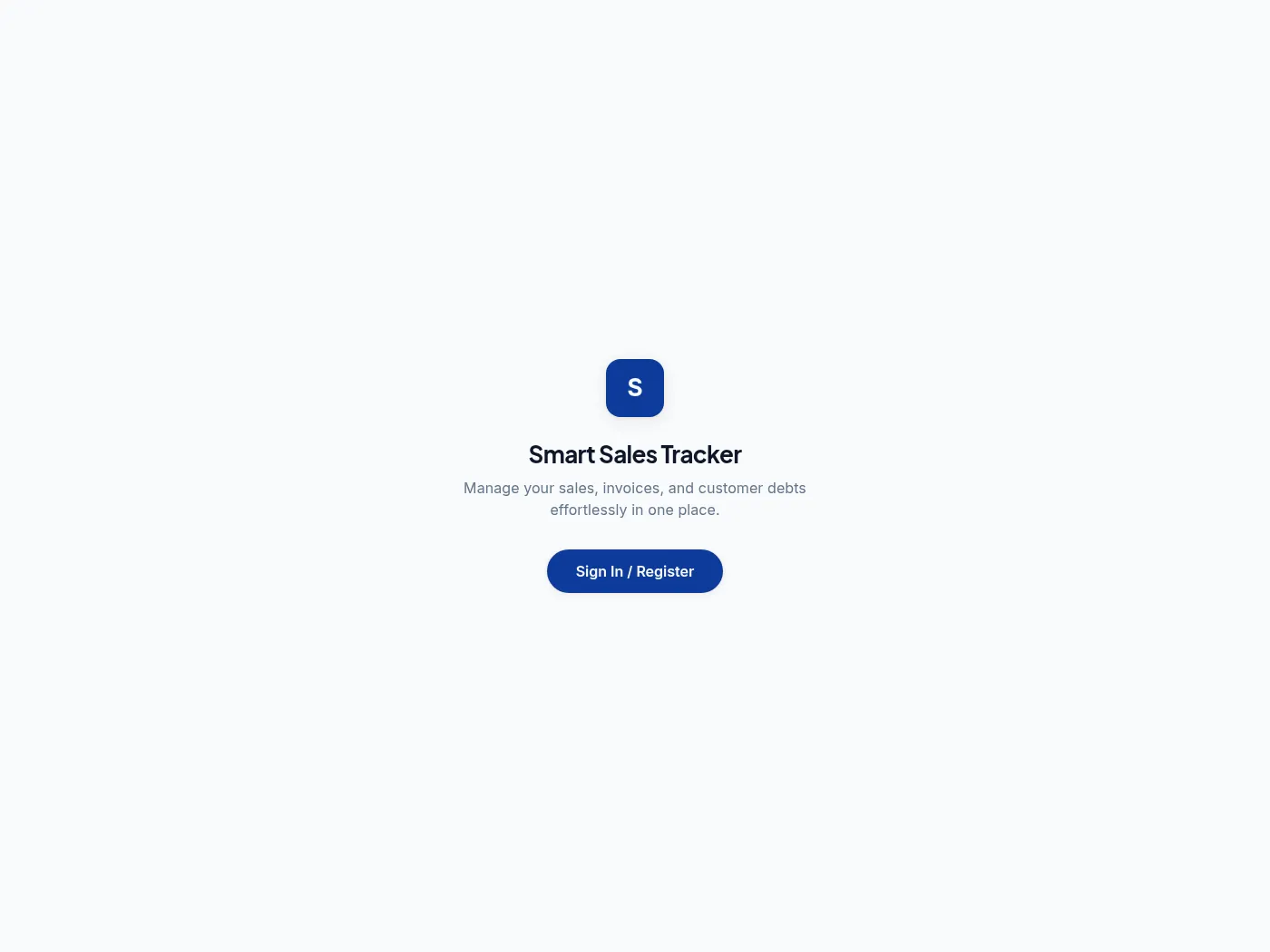 Smart Sales Tracker