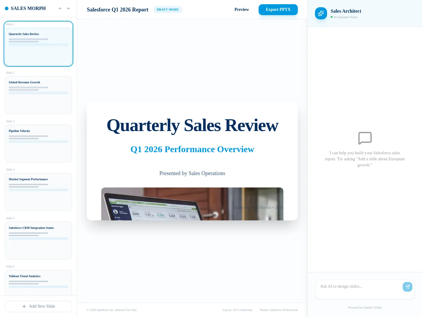 Morph Sales Report Deck