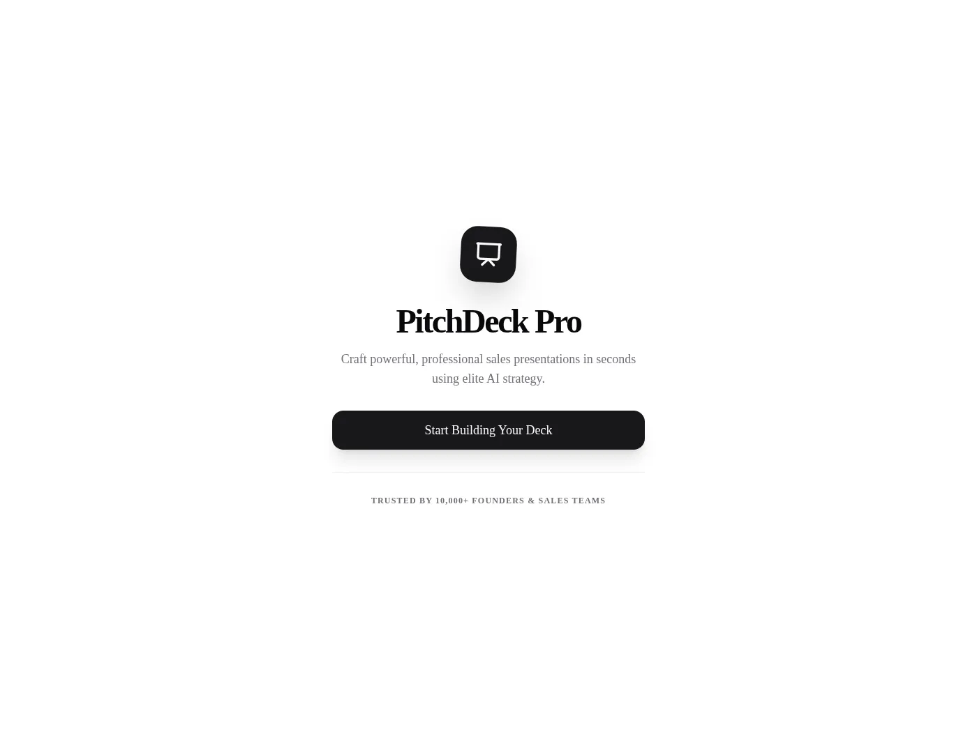 PitchDeck Pro