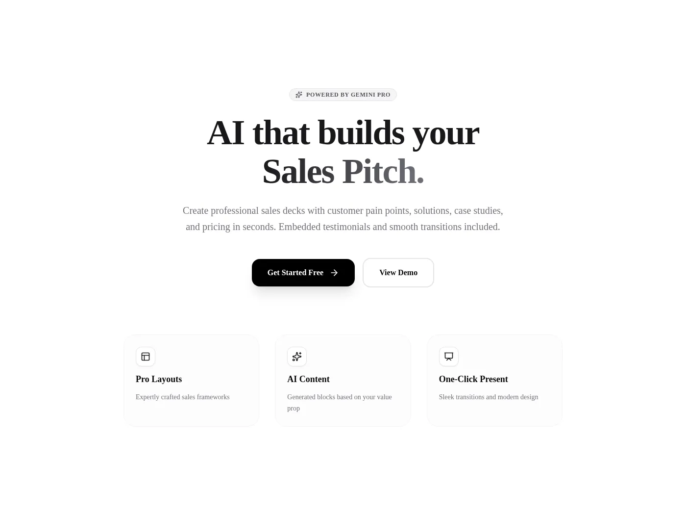 PitchDeck Pro Slides