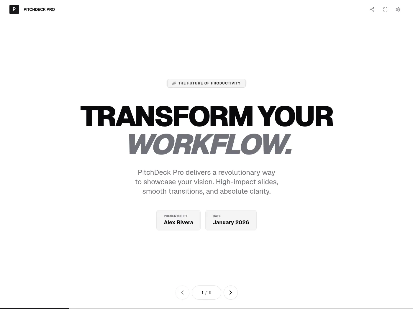 PitchDeck Pro