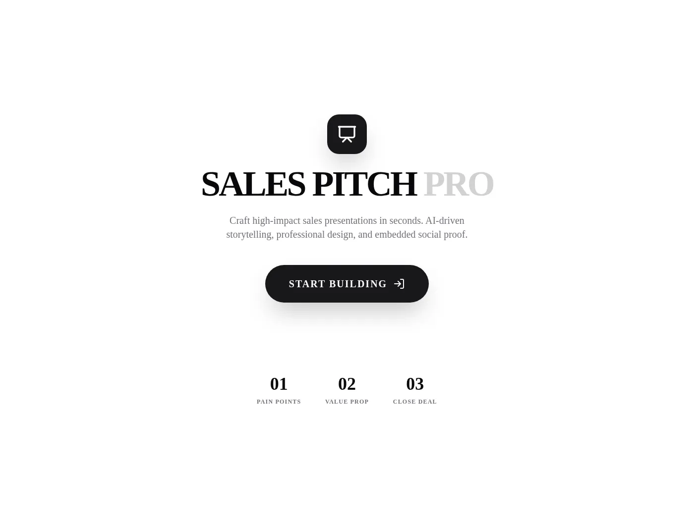 Sales Pitch Deck Pro