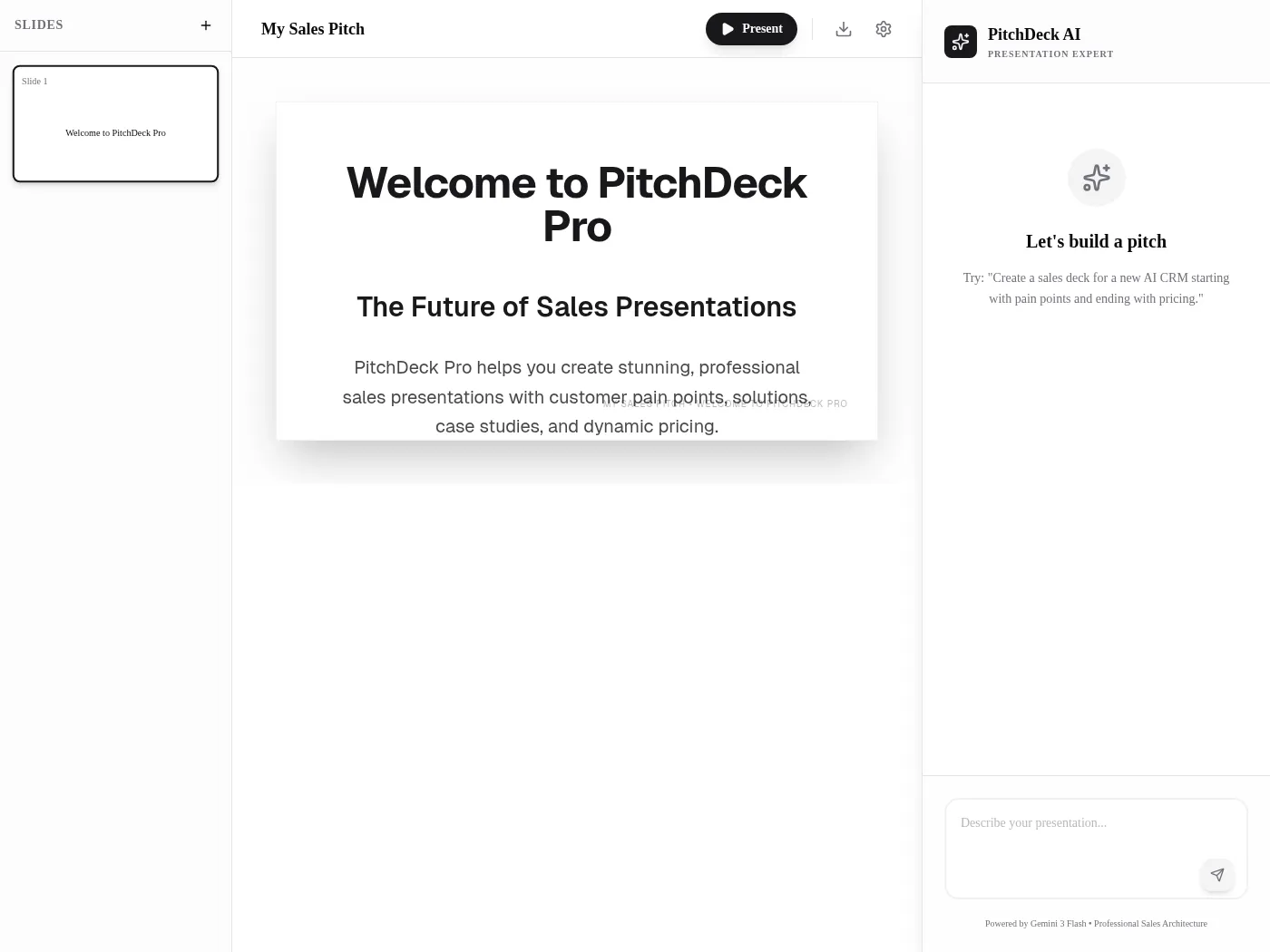 PitchDeck Pro