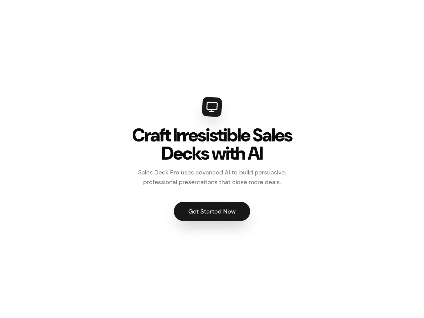 Sales Deck Pro