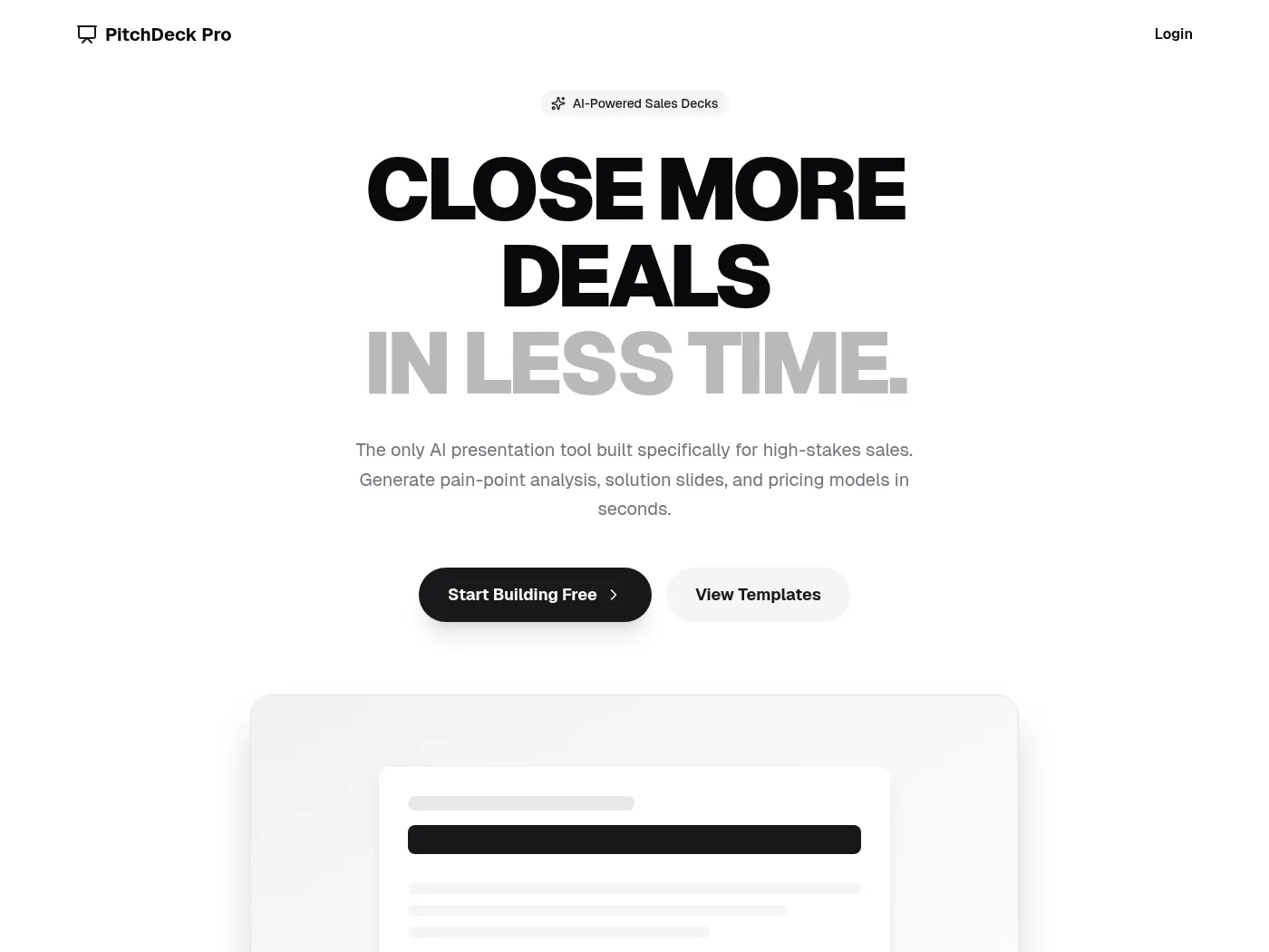 PitchDeck Pro