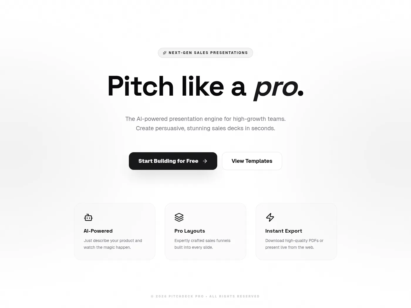 PitchDeck Pro
