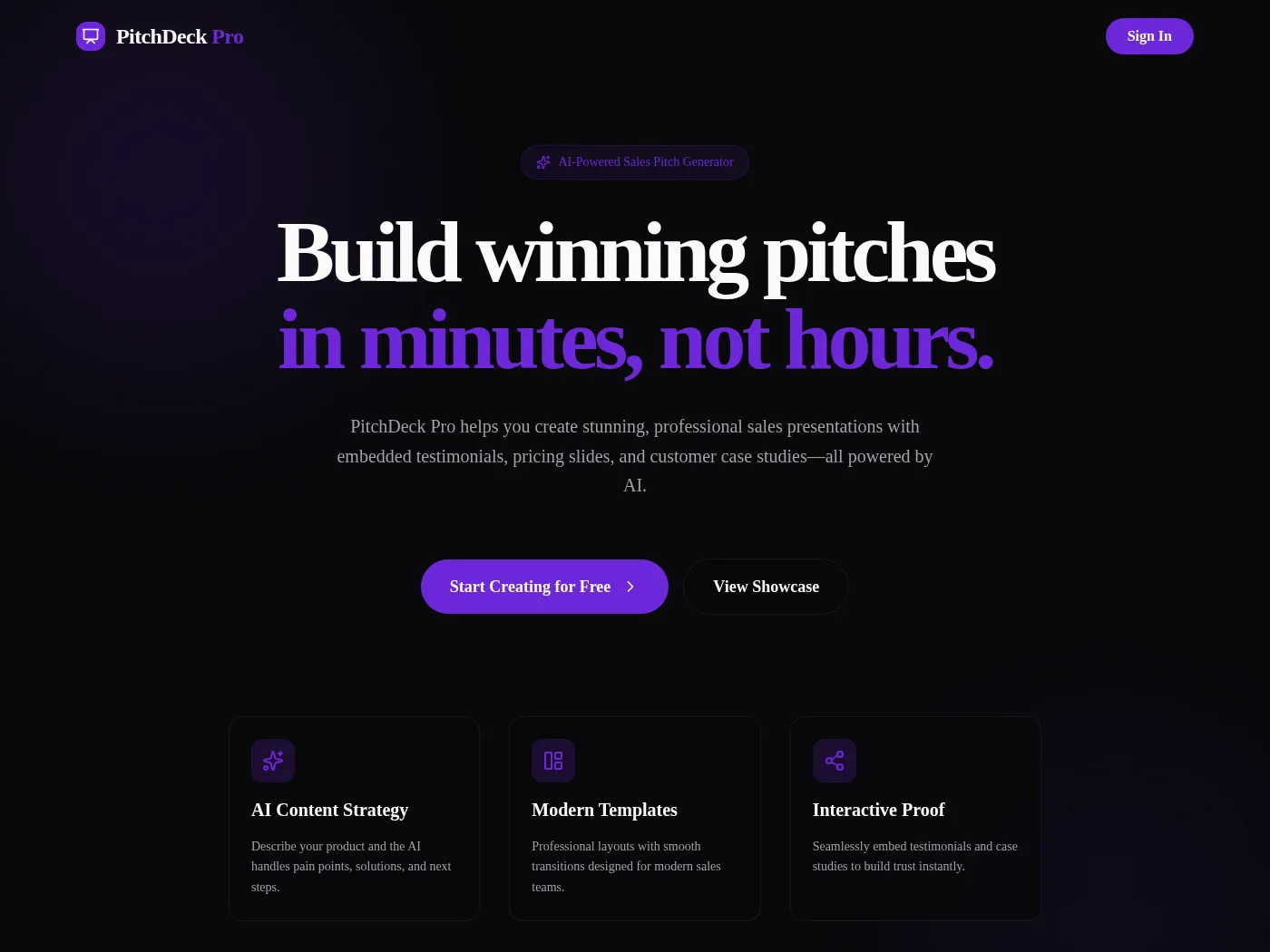 PitchDeck Pro
