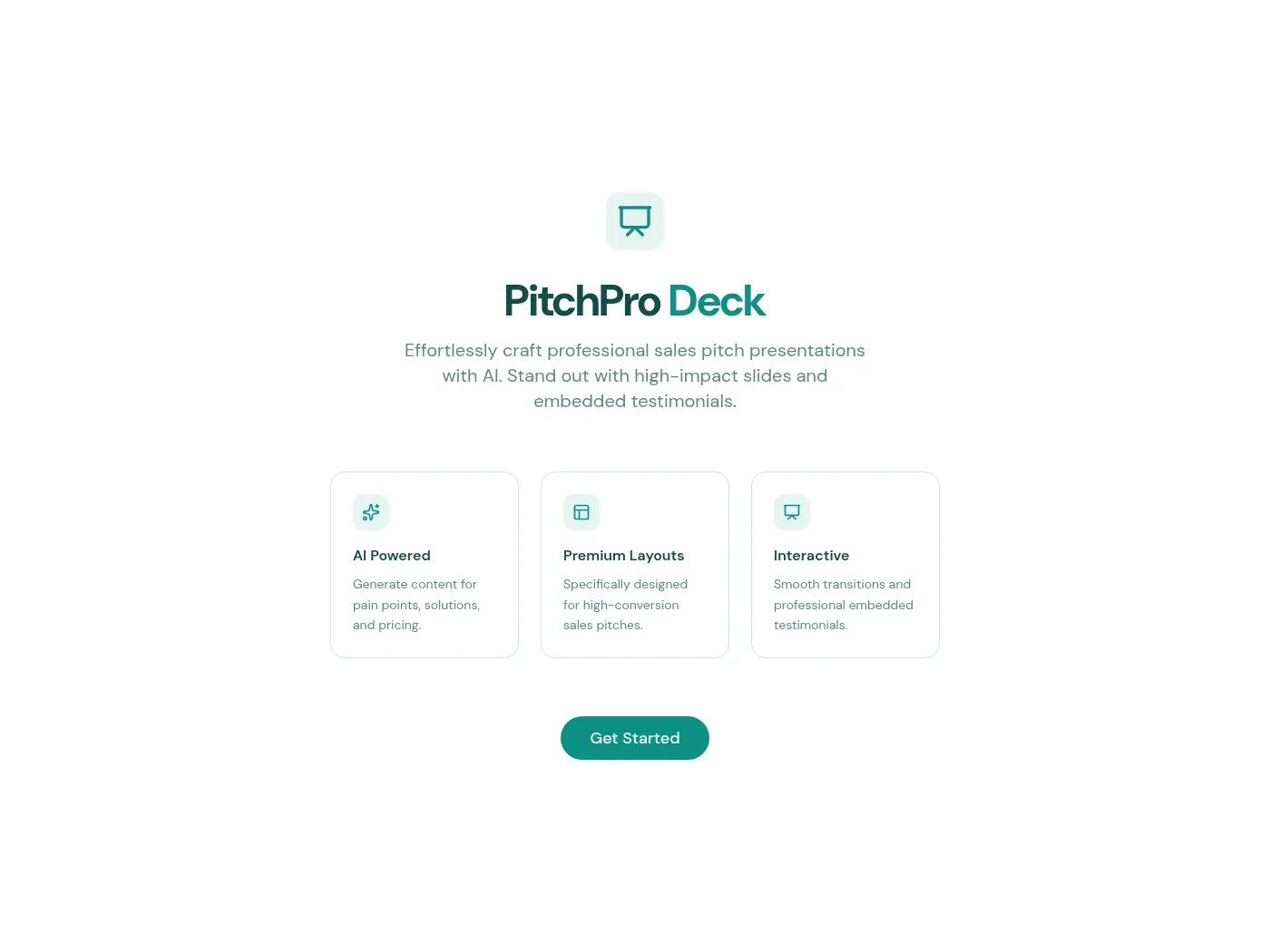 PitchPro Deck