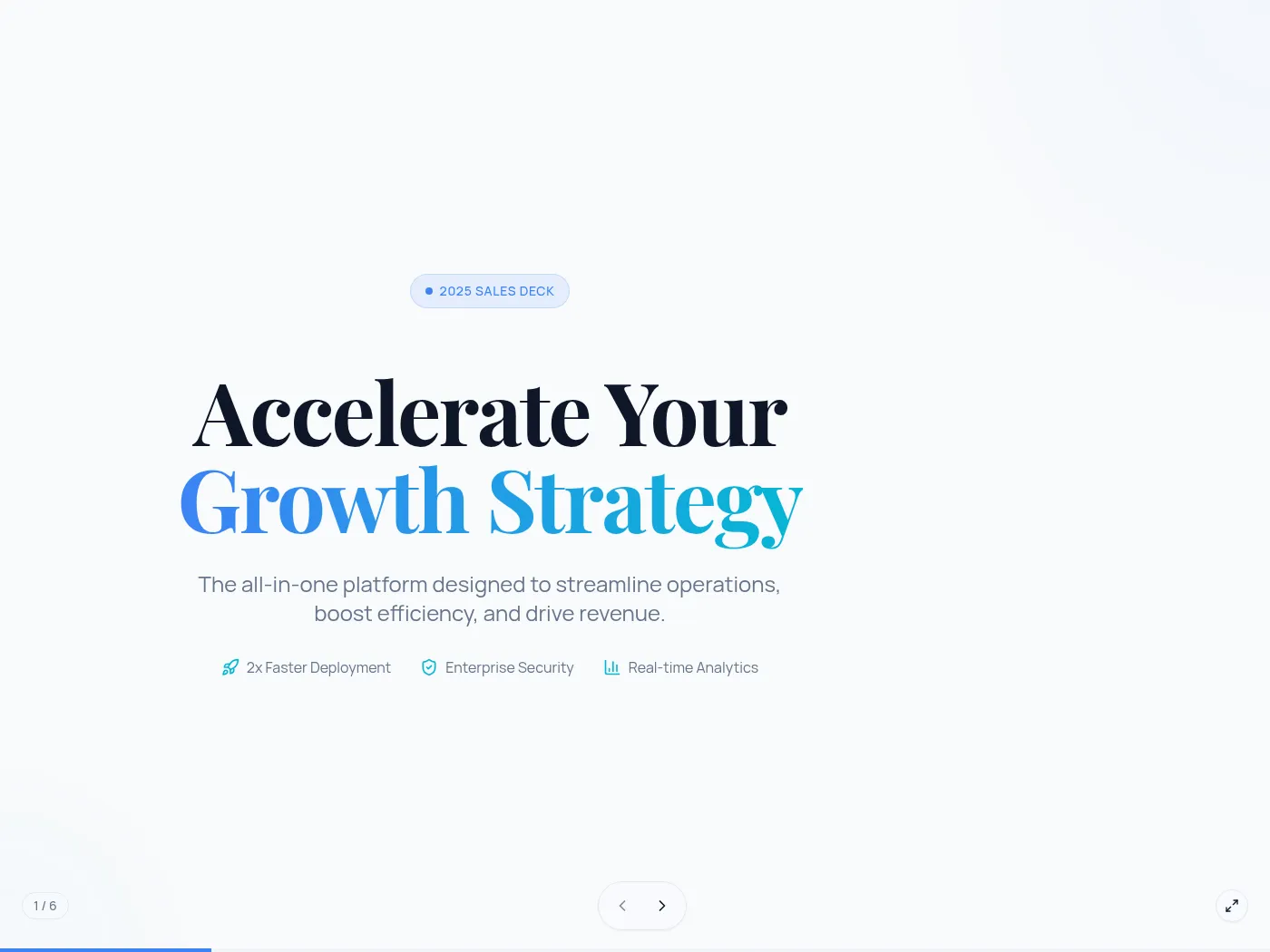 Sales Pitch Deck Pro