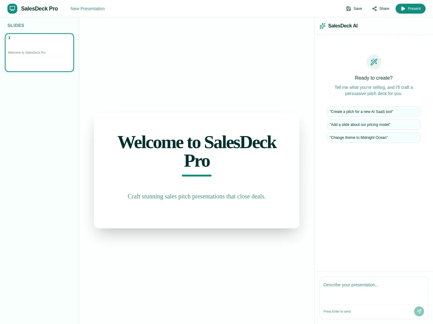 SalesDeck Pro