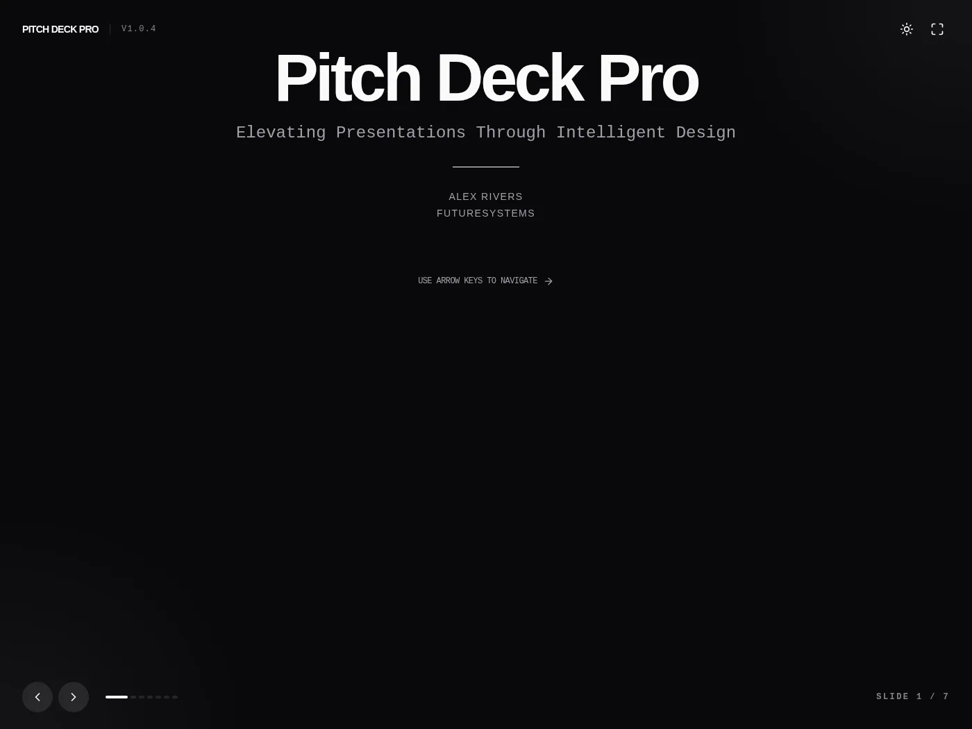 Pitch Deck Pro