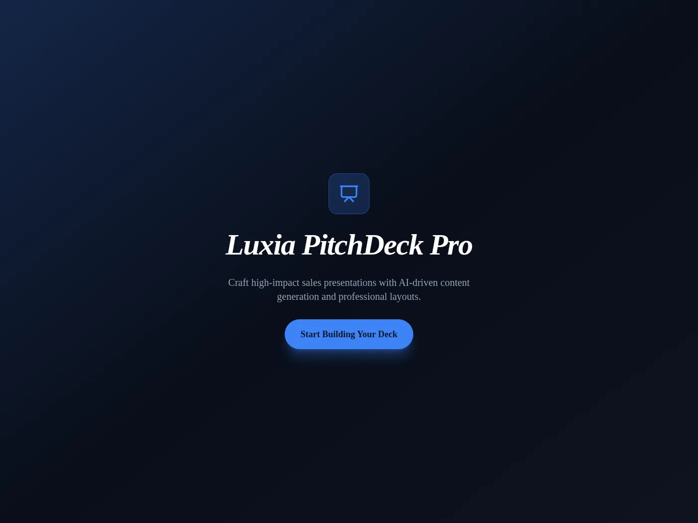 PitchDeck Pro